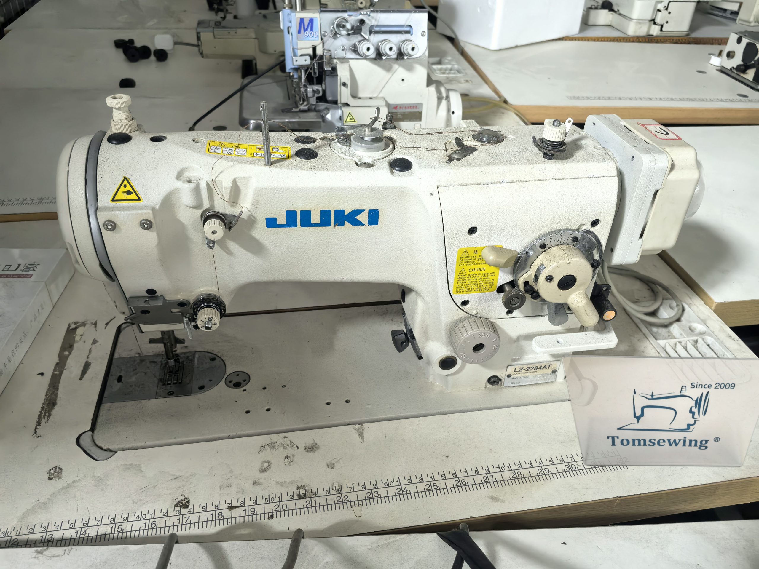 Used JUKI LZ 2284AT ZIGZAG Machine By Tomsewing