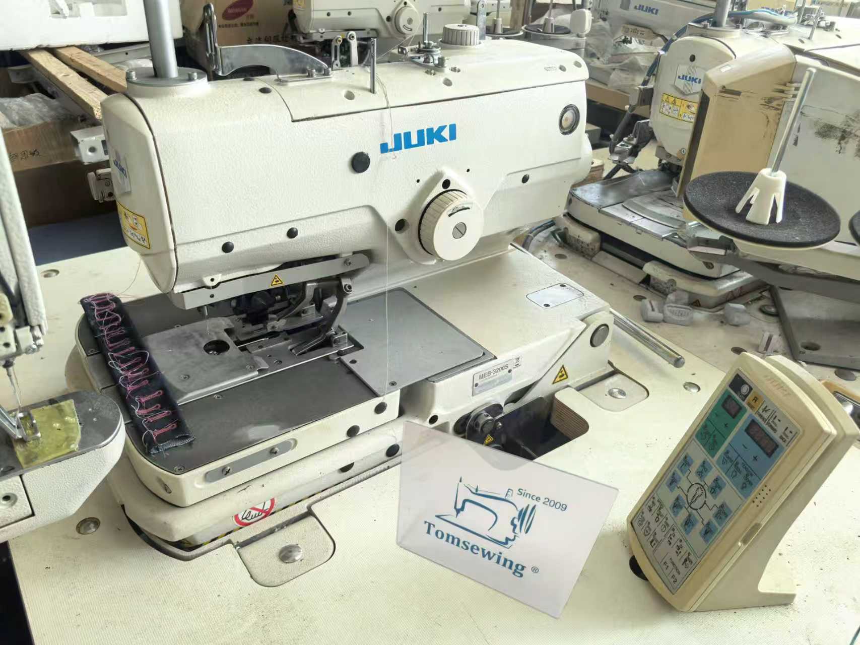 Juki Meb 3200 Used Eyelet Buttonhole Sewing Machine for Sale